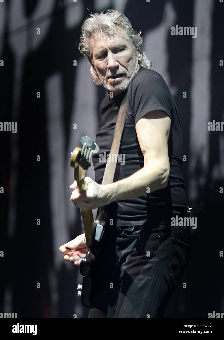 Roger Waters performing live in concert 'The Wall' at Manchester Arena ...