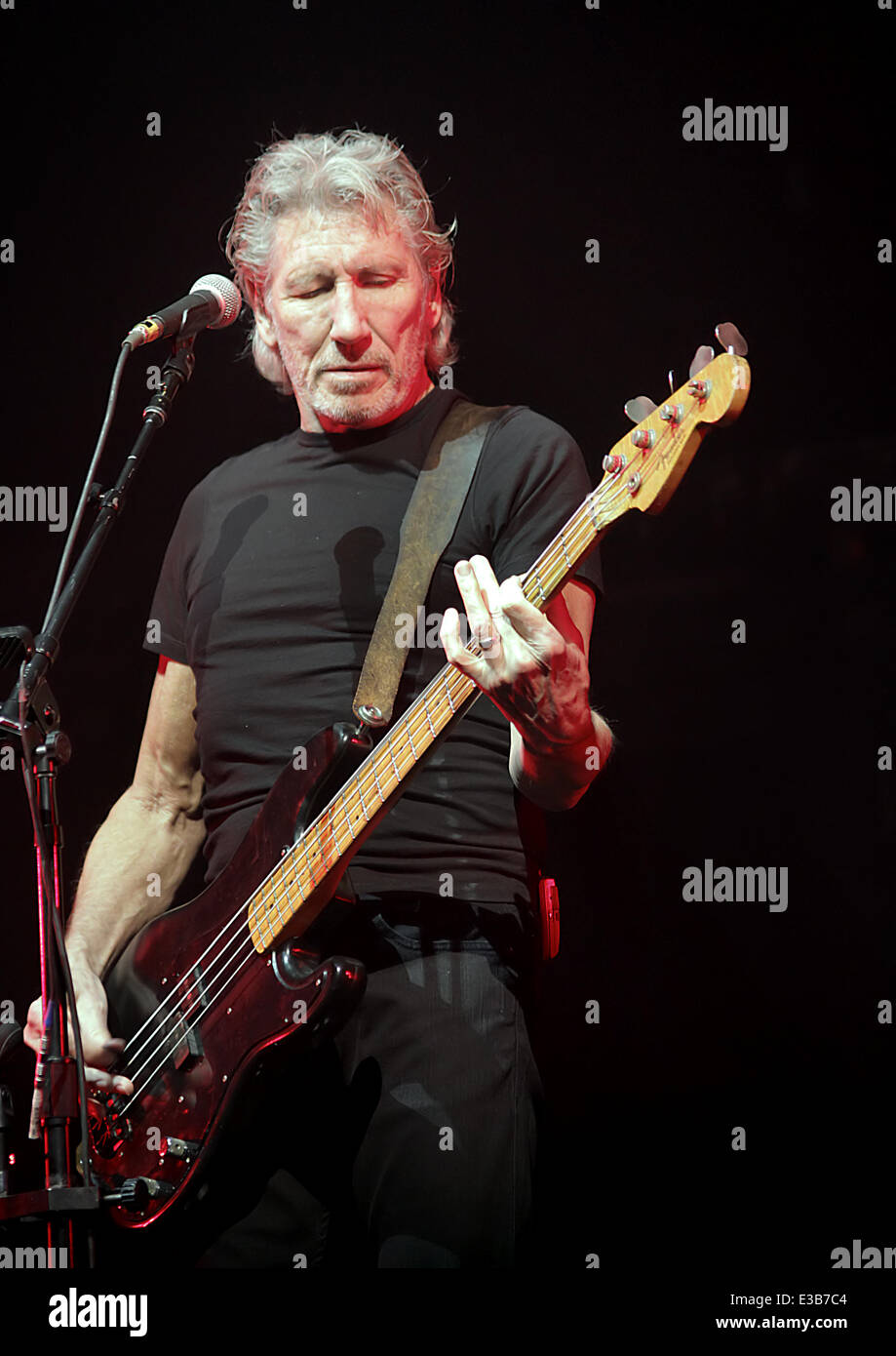 Roger Waters performing live in concert 'The Wall' at Manchester Arena ...