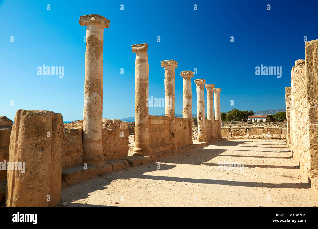 Roman ruins, Paphos, Cyprus Stock Photo - Alamy