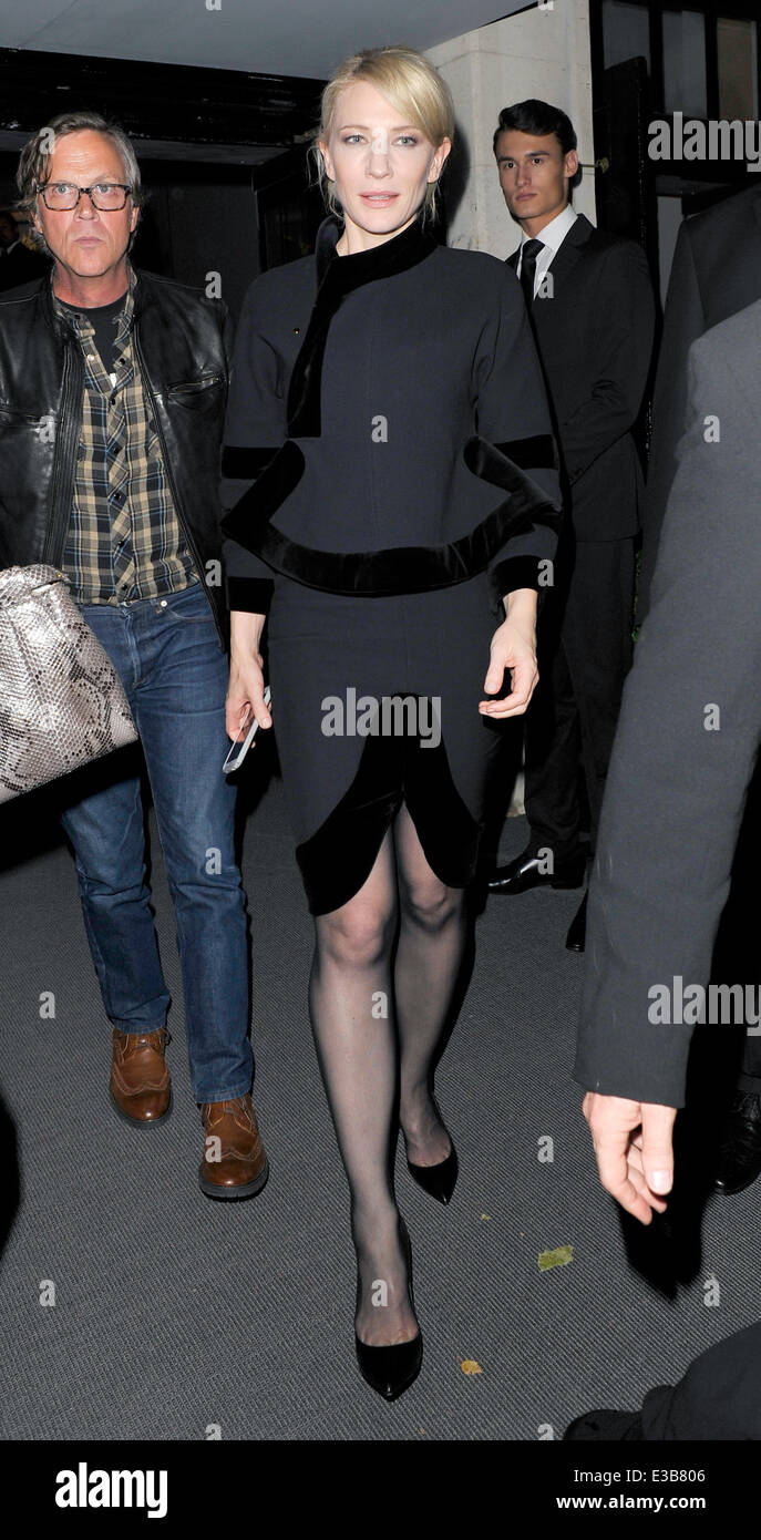 London Fashion Week SS14 - Tom Ford catwalk show - Departures Featuring ...