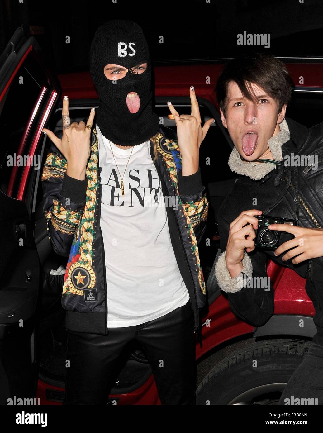 Giles Deacon London Fashion Week 2014 where Cara Delevingne and Georgia ...