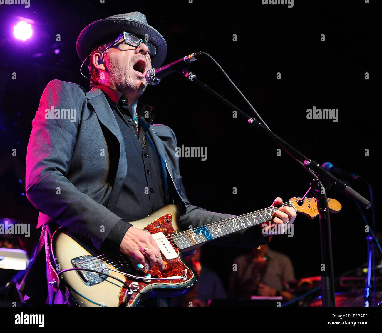 Elvis Costello performs with The Roots at Brooklyn Bowl Featuring ...
