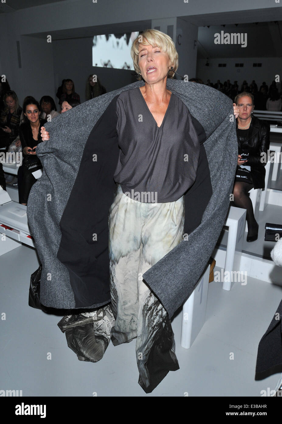 London Fashion Week SS14 - Maria Grachvogel - Front Row Featuring: Emma ...