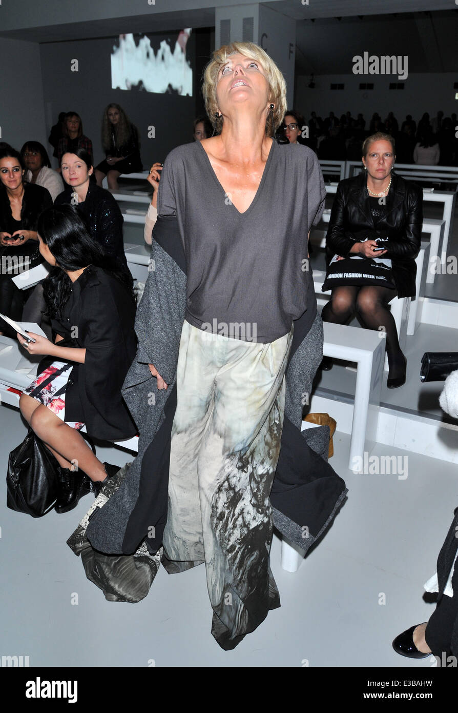 London Fashion Week SS14 - Maria Grachvogel - Front Row Featuring: Emma ...