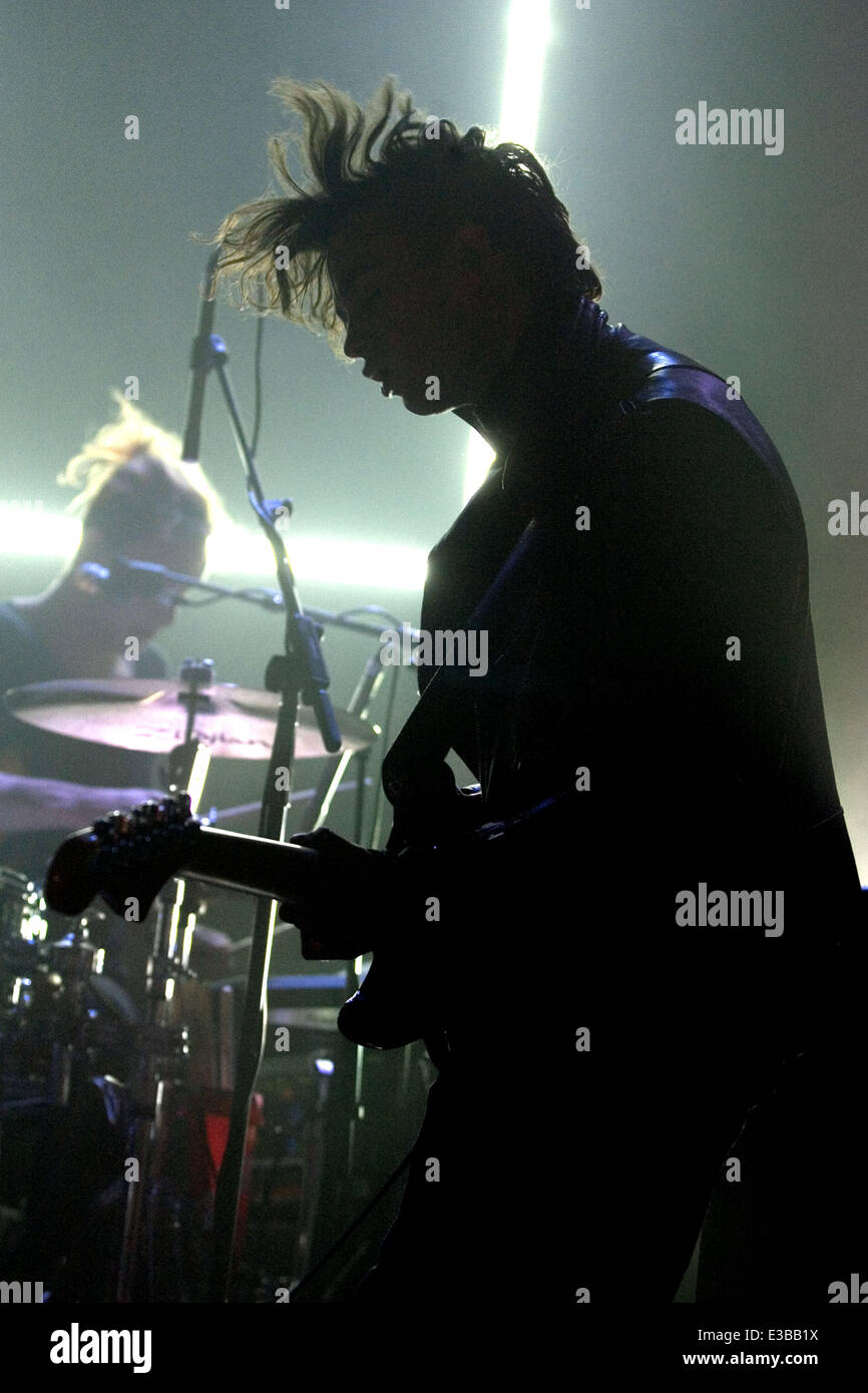Manchester-based band, The 1975 playing a headline set at the O2 ABC in ...