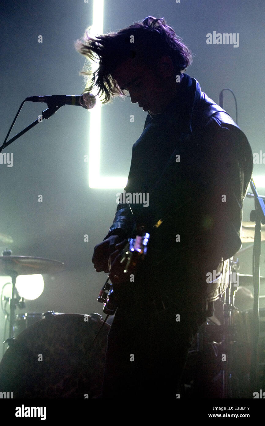 Manchester-based band, The 1975 playing a headline set at the O2 ABC in ...