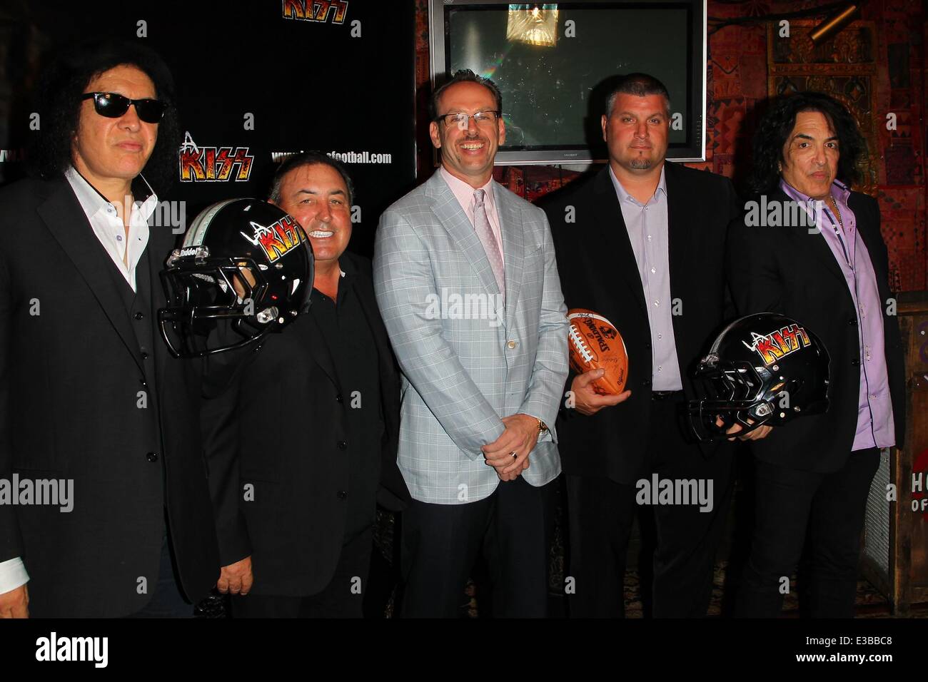LA KISS co owners Gene Simmons, Paul Stanley, Doc MgGhee and Brett ...