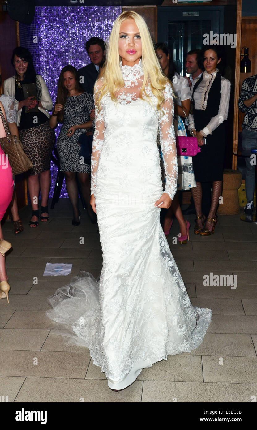 Maria Shatalova launches her fashion show in London Featuring: Maria ...