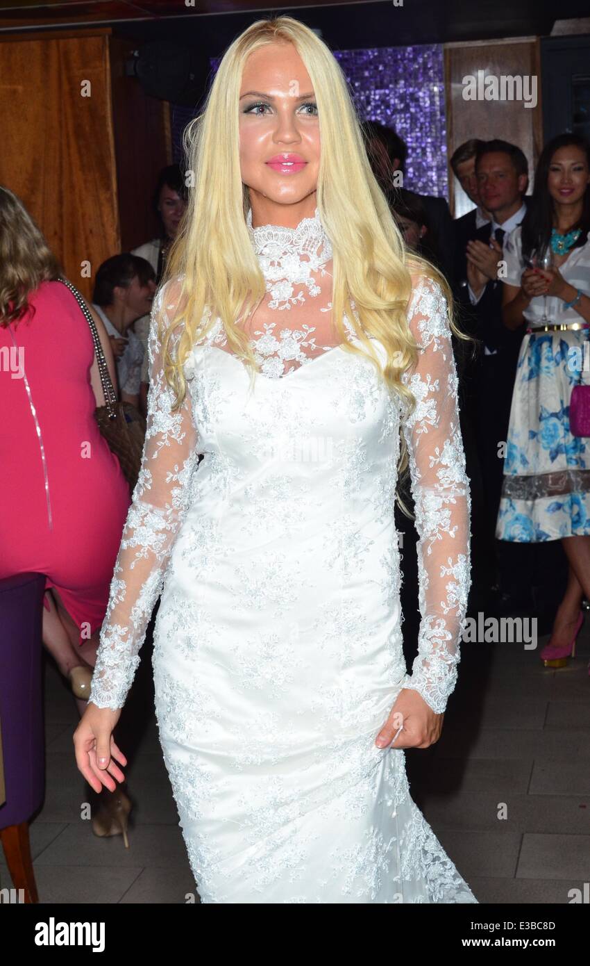 Maria Shatalova launches her fashion show in London Featuring: Maria ...