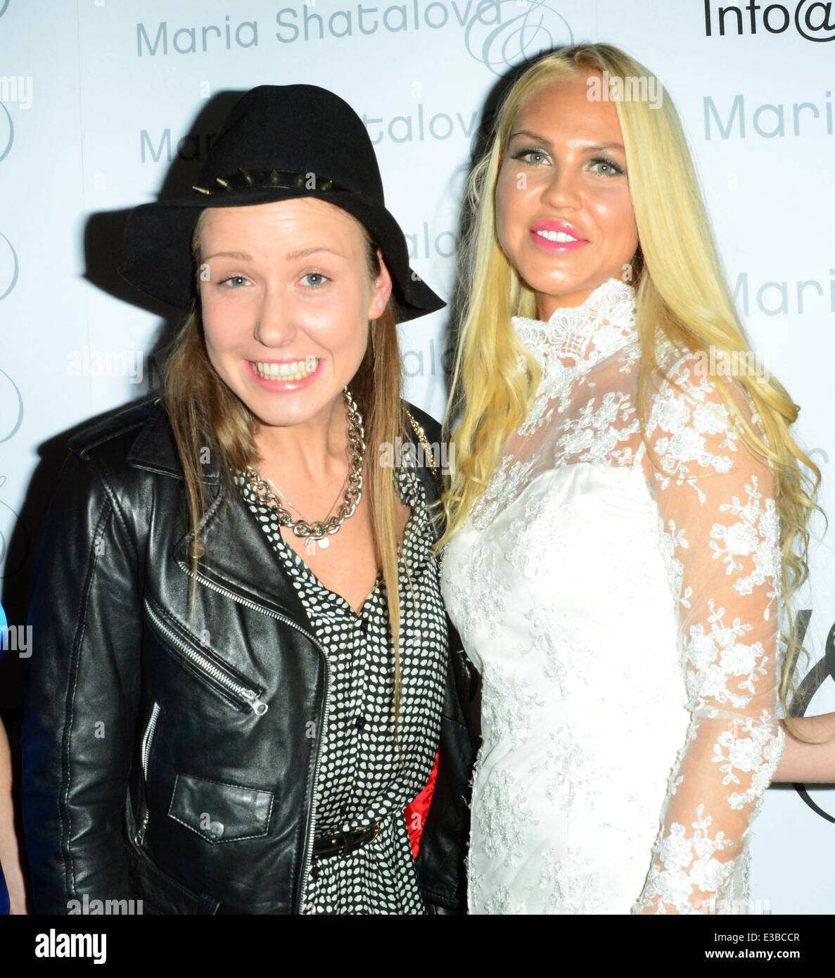 Maria Shatalova launches her fashion show in London Featuring: Maria ...