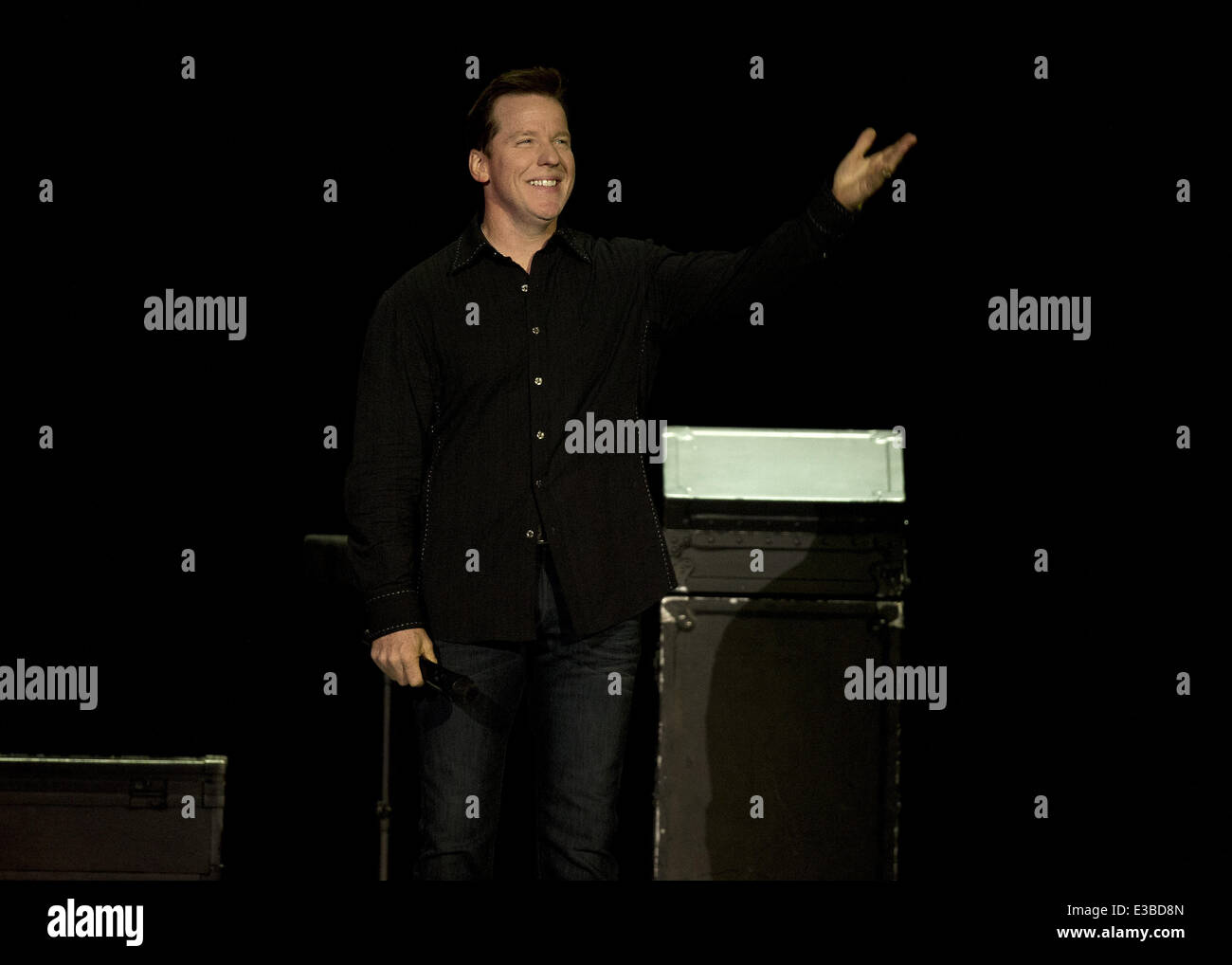 American stand-up comedian and ventriloquist Jeff Dunham performing in ...