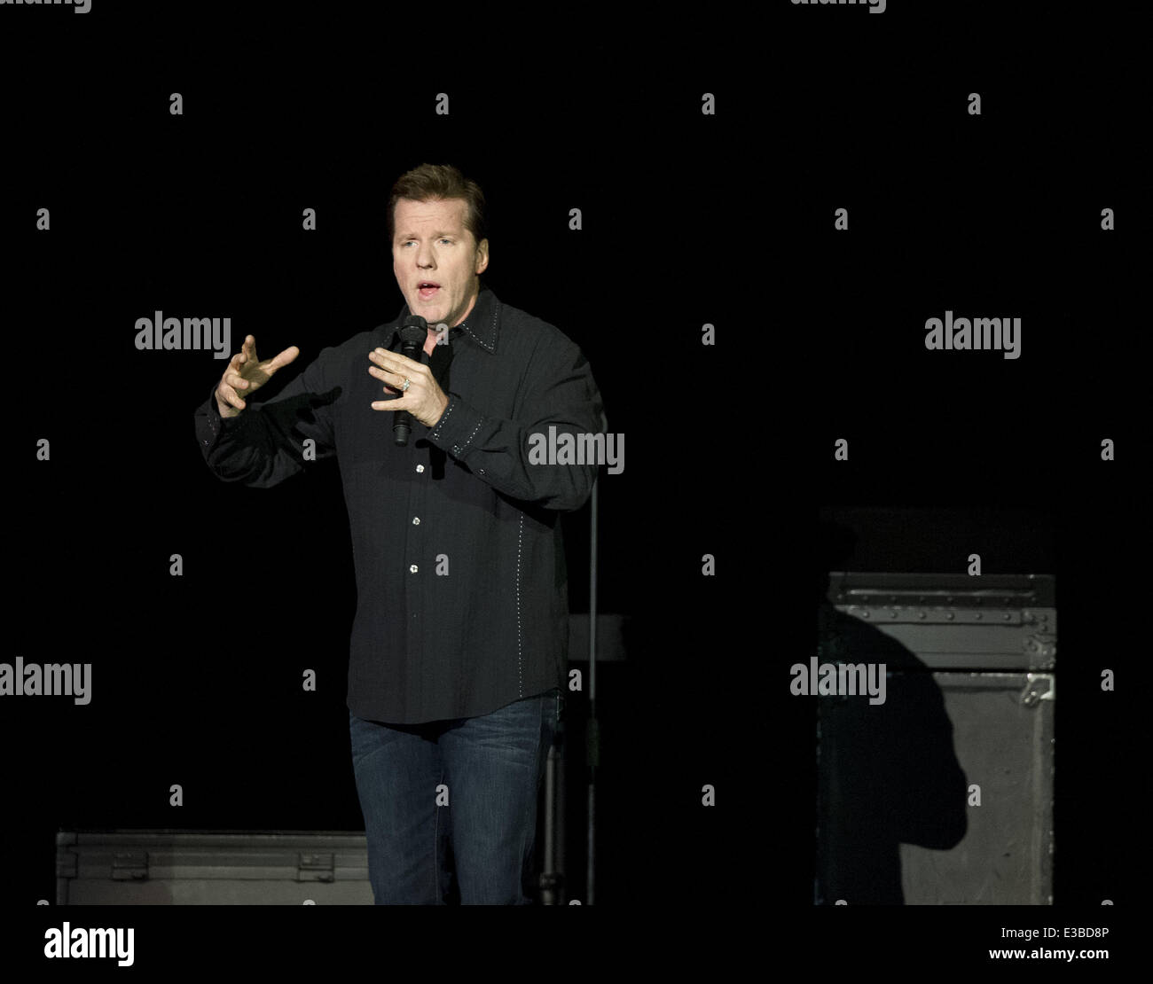 American stand-up comedian and ventriloquist Jeff Dunham performing in ...