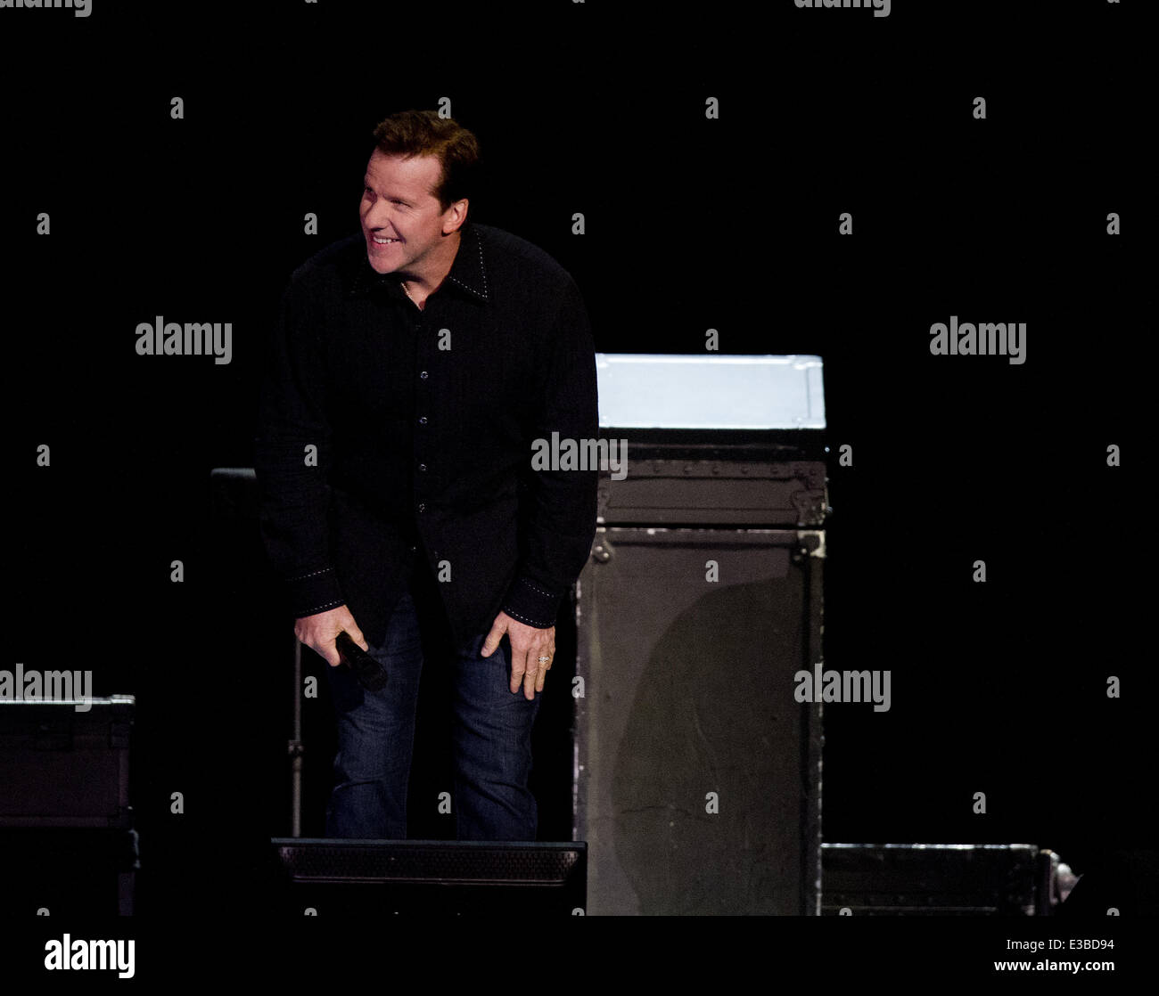 American stand-up comedian and ventriloquist Jeff Dunham performing in ...