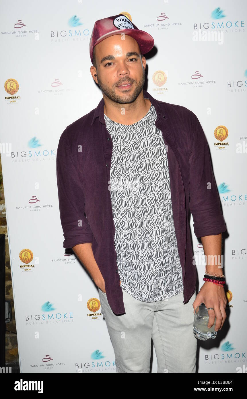 Big Smoke PR launch party at the Sanctum Soho Hotel Featuring: Nate ...