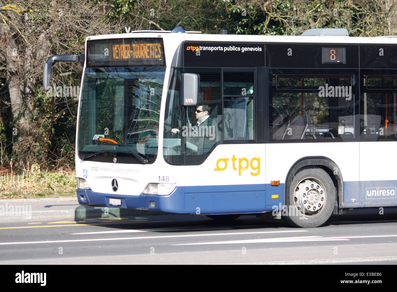Bus trolley bus geneva public transport hi-res stock photography and ...