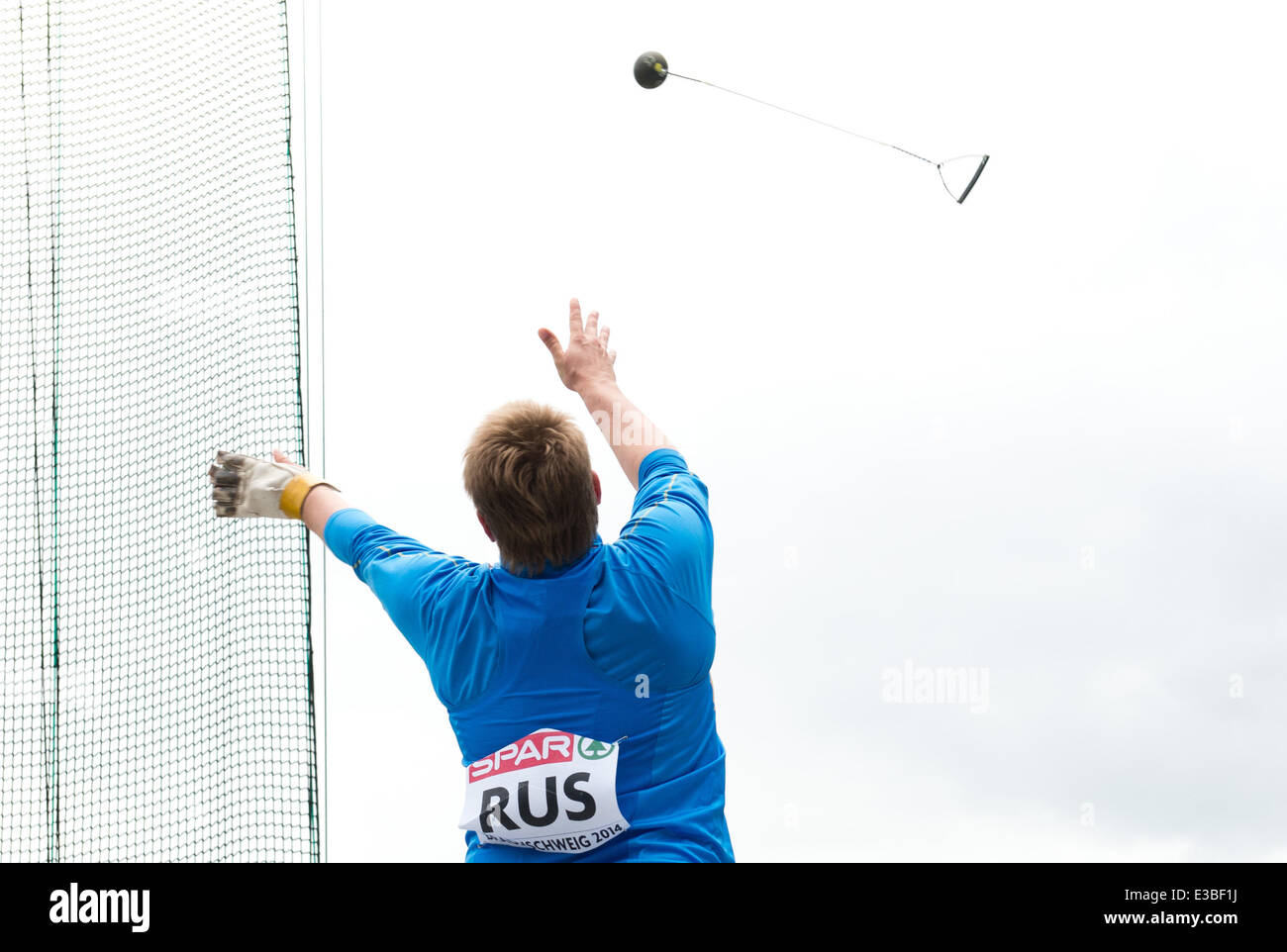 Brunswick, Germany. 22nd June, 2014. Russian hammer thrower Anna ...