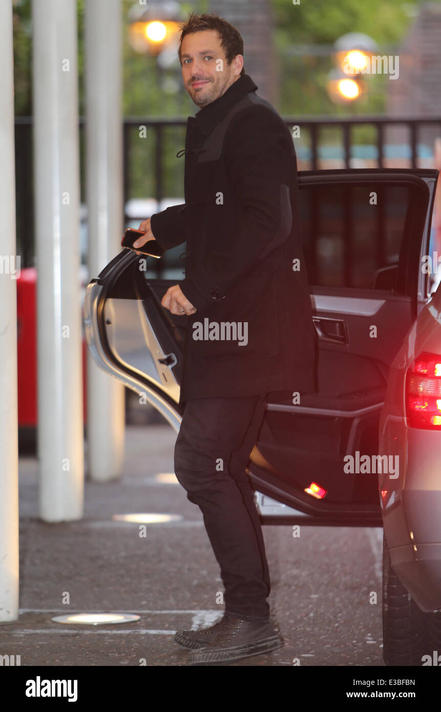 Jamie Lomas at the ITV studios Featuring: Jamie Lomas Where: London ...
