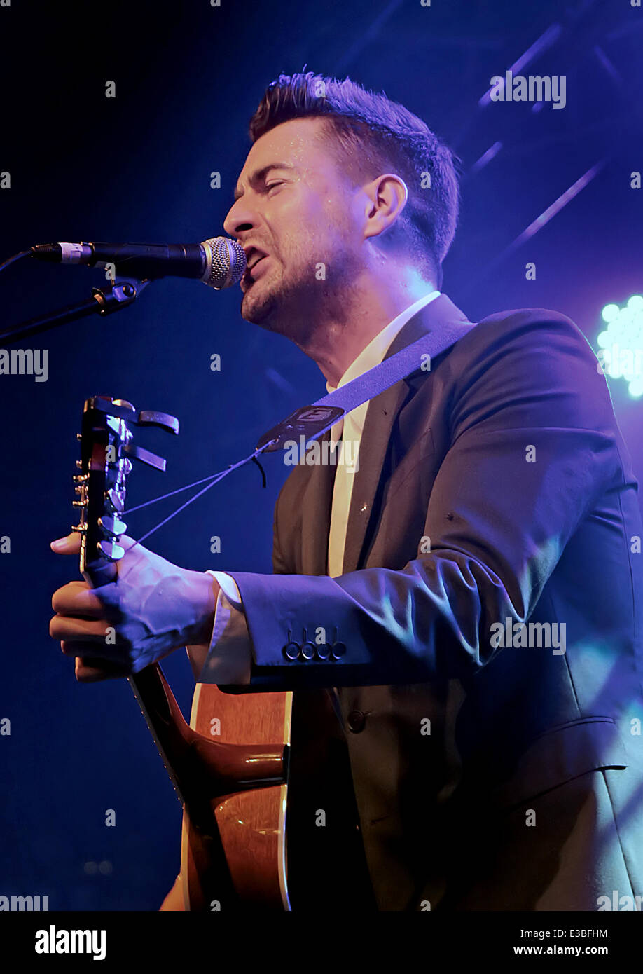 Liam Fray Performing at Liverpool O2 Academy Featuring: Liam Fray Where ...