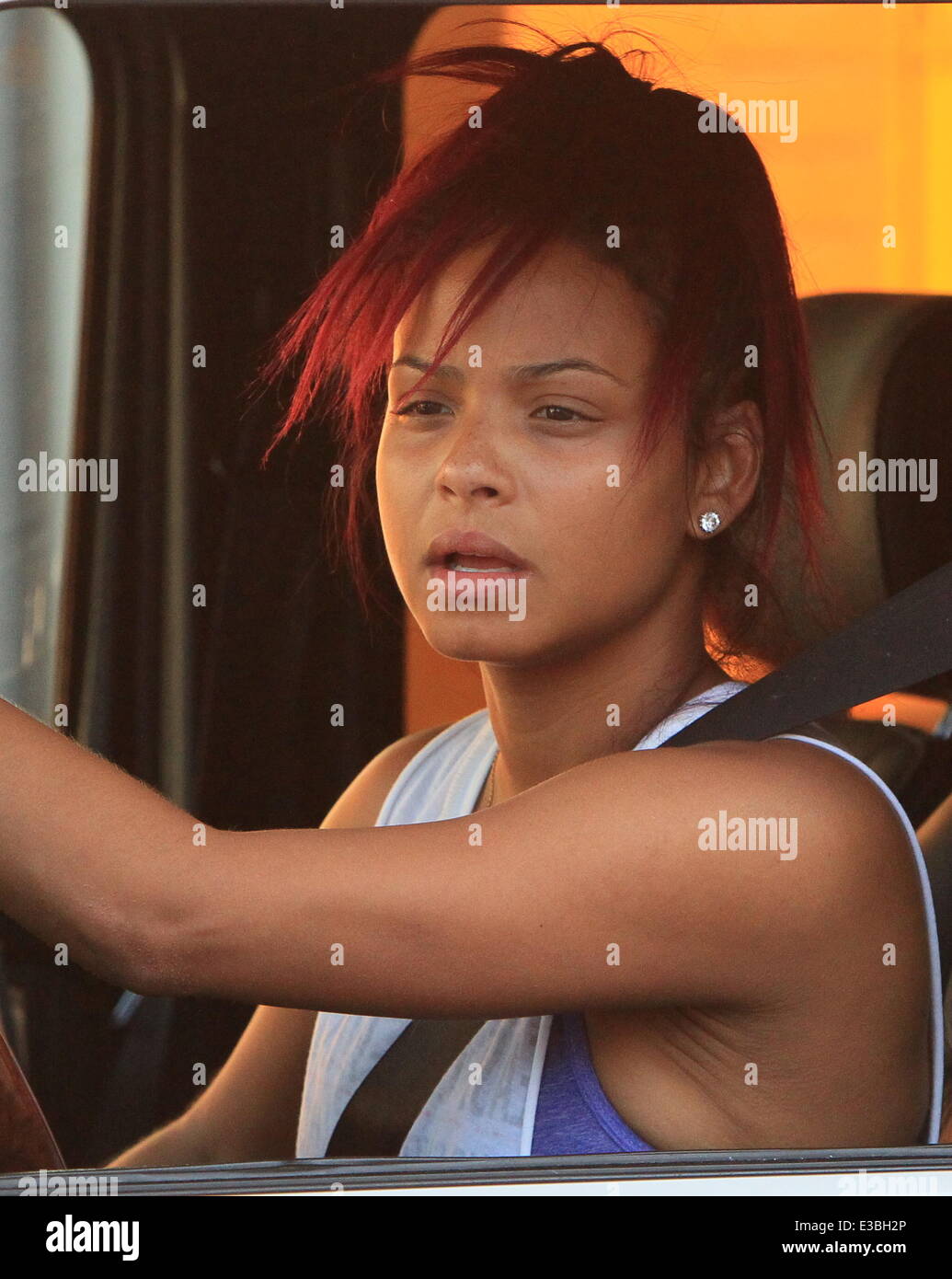 Christina Milian seen leaving a dance studio for Dancing with the Stars ...