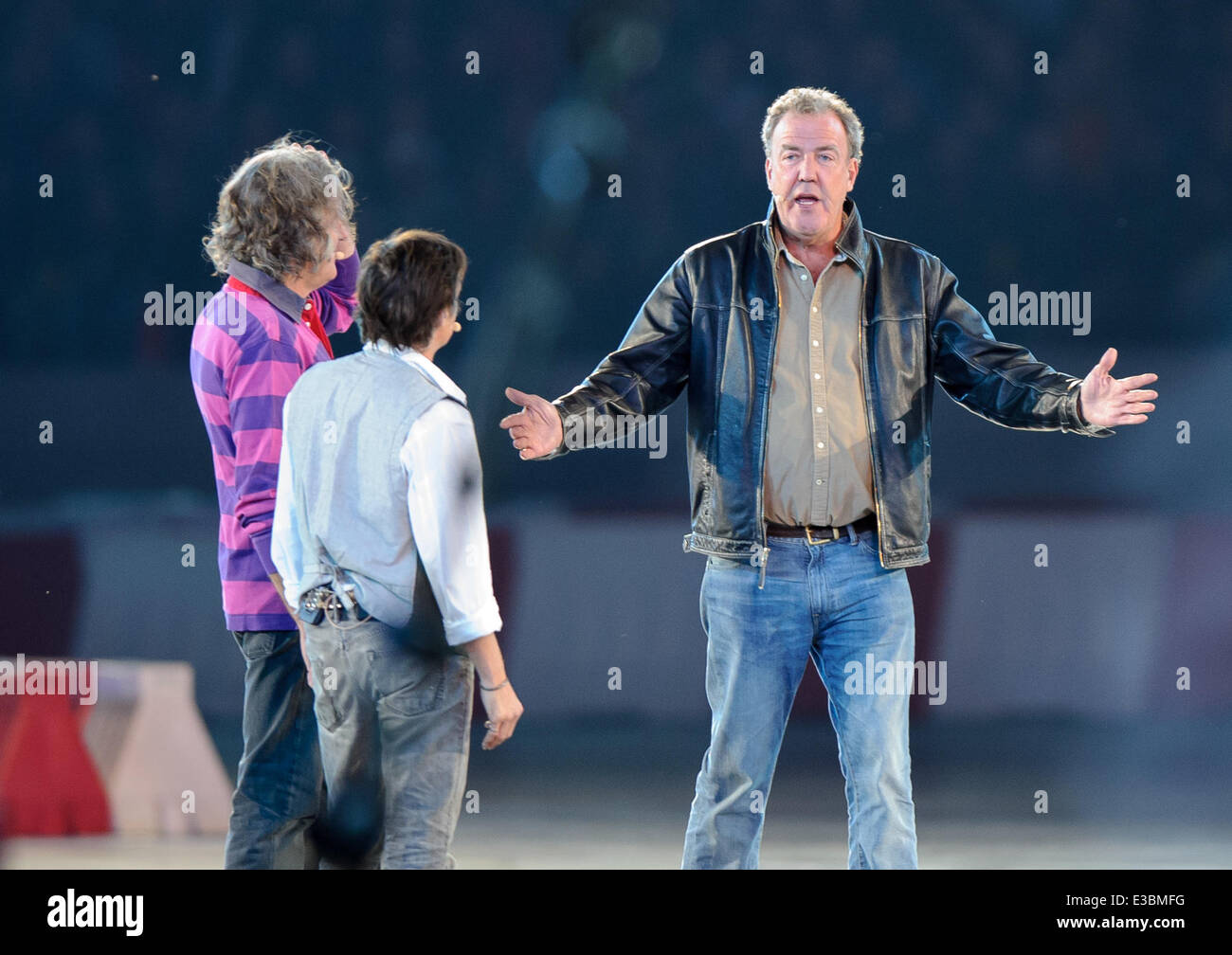 Jeremy Clarkson, Richard Hammond and James May presents Top Gear Live ...