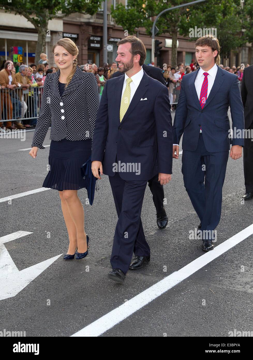 Luxemburg, 22-06-2014 Prince Guillaume Hereditary Grand Duke, Princess ...