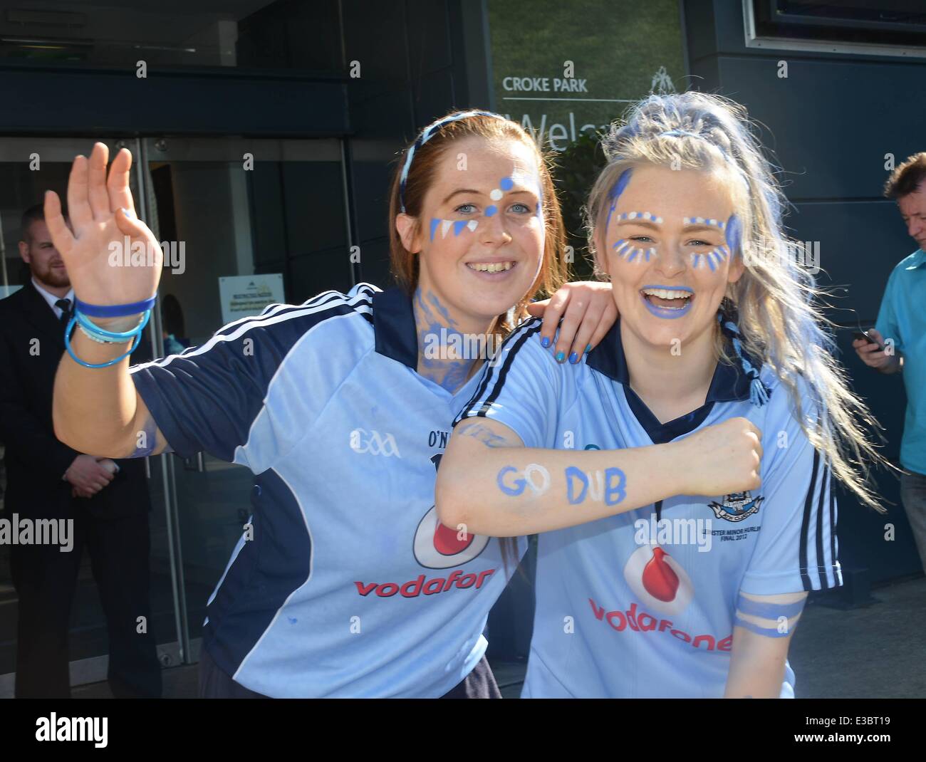 VIP supporters arrive at the Premium Level entrance of Croke Park for ...