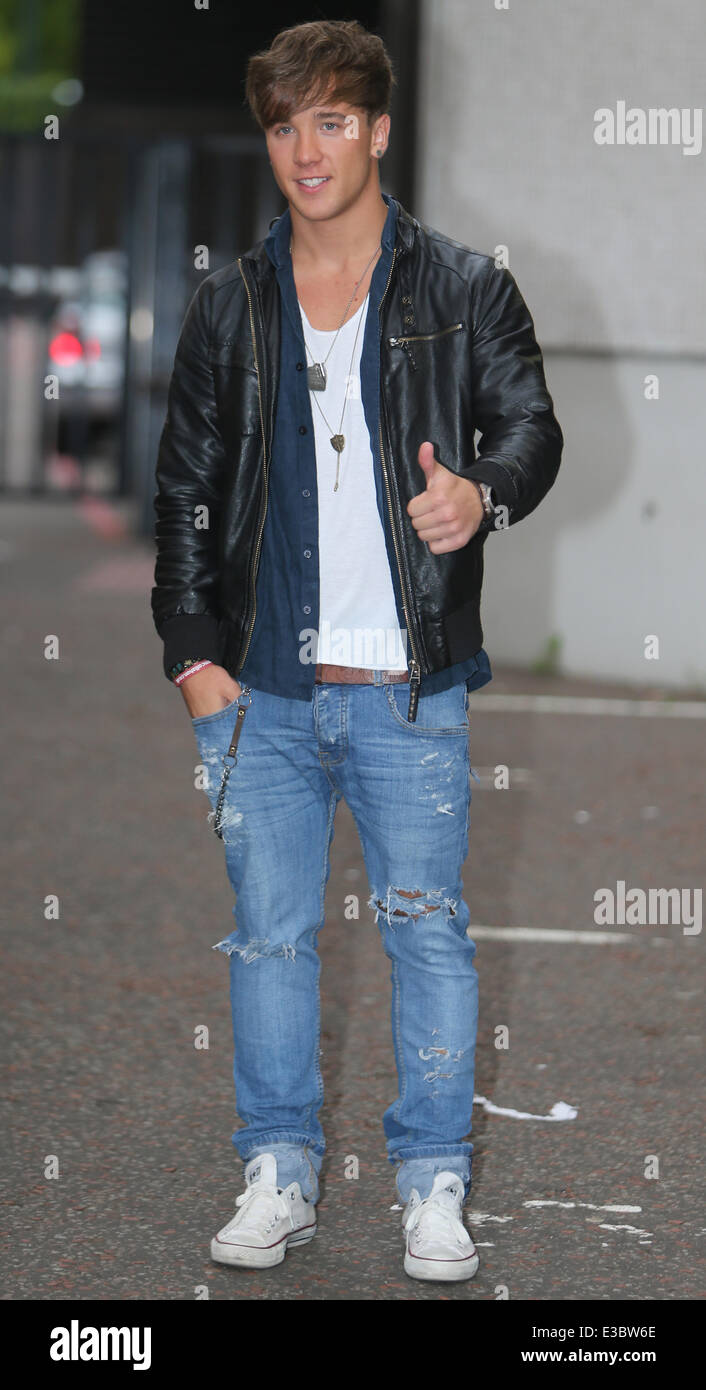 x factor Sam Callahan outside itv Featuring: Sam Callahan Where: London ...