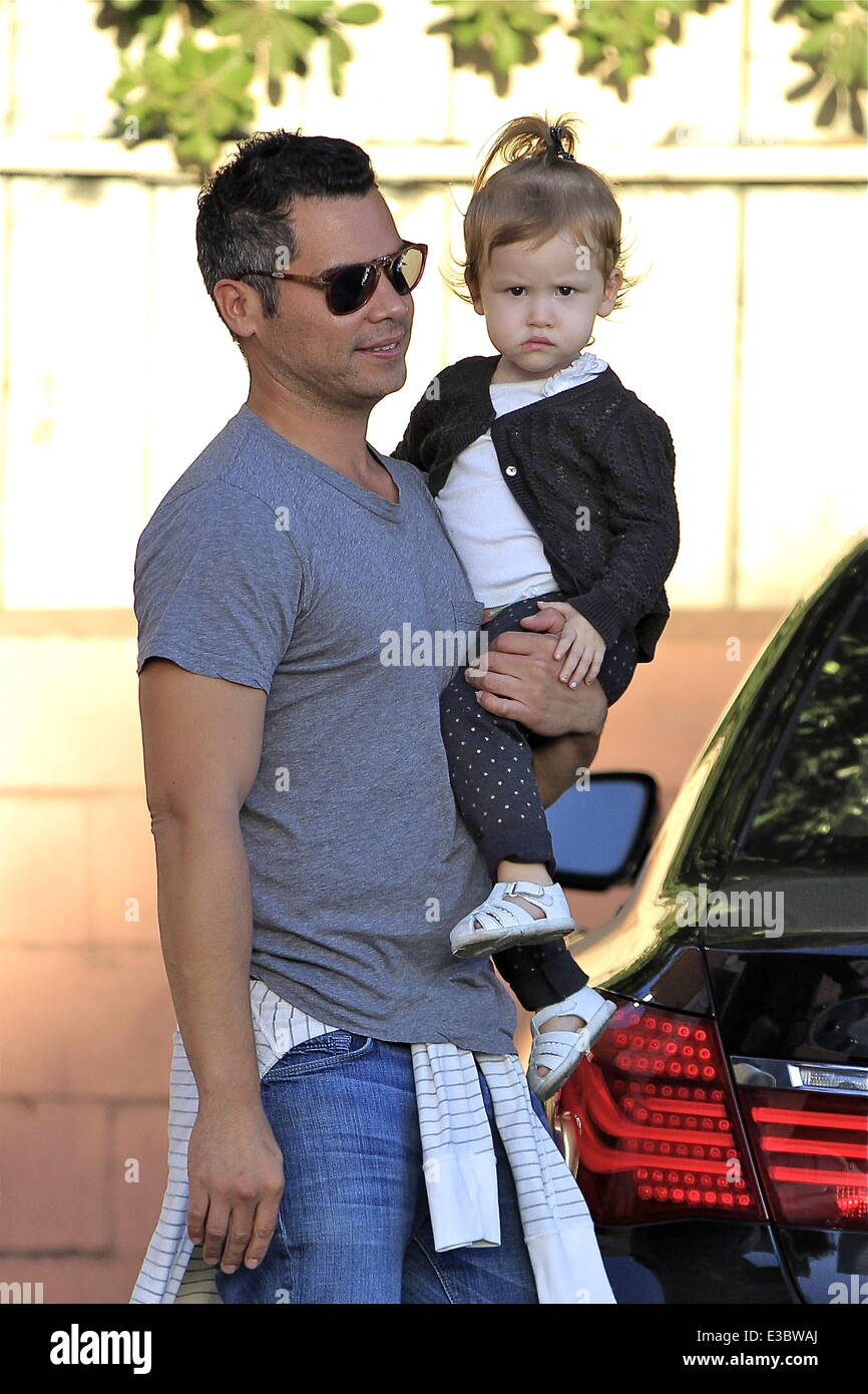 Jessica Alba and family at a friend's birthday party in West Hollywood ...