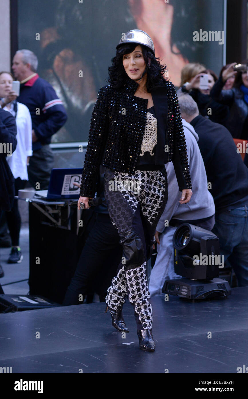 Cher Performing LIVE on "Today" Show at Rockefeller Plaza Featuring ...