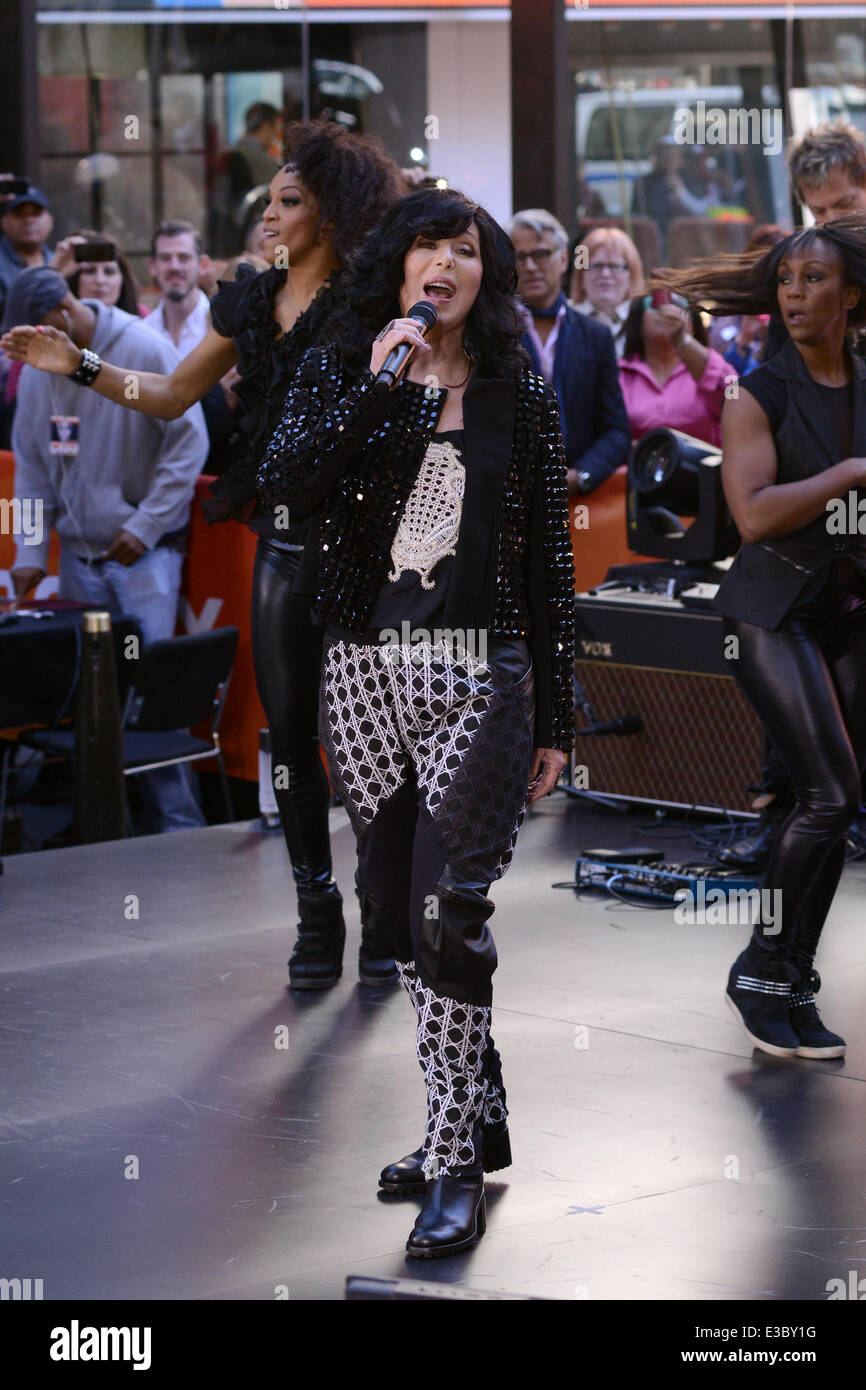 Cher Performing LIVE on "Today" Show at Rockefeller Plaza Featuring ...