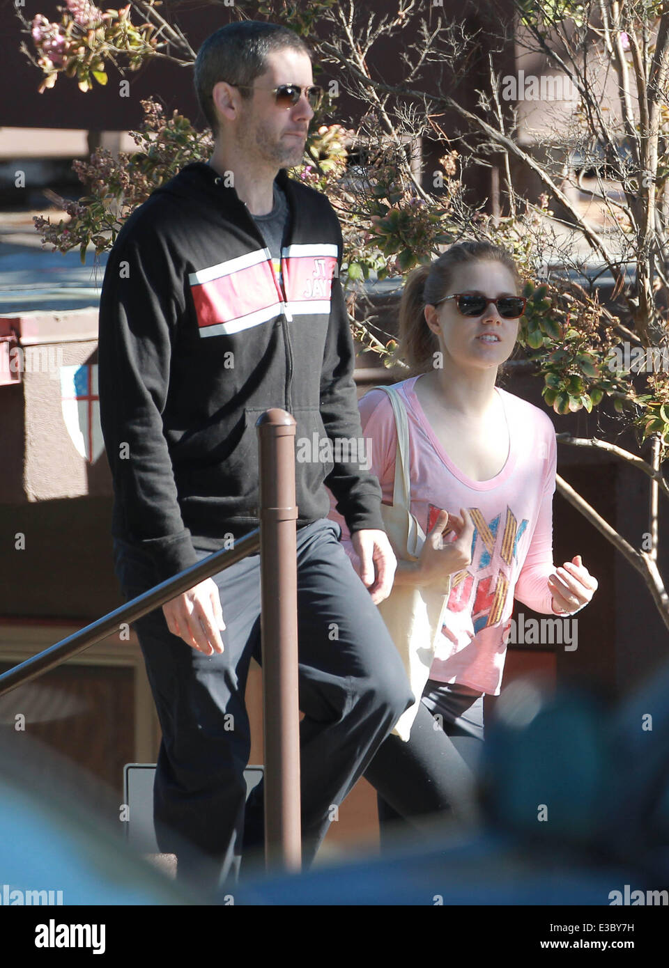 Amy Adams and Darren Le Gallo leave a studio in Los Angeles Featuring ...