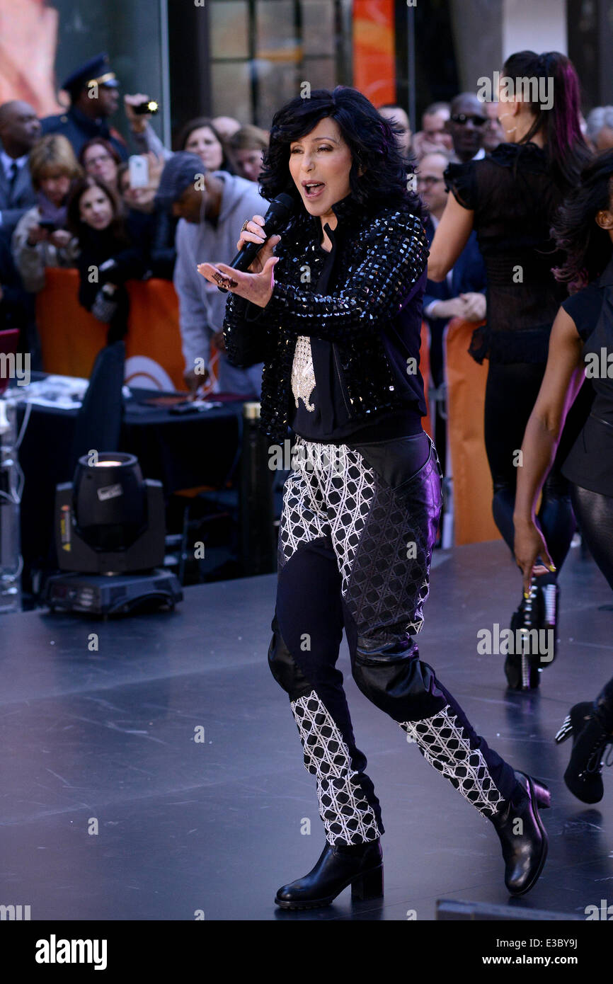 Cher Performing LIVE on "Today" Show at Rockefeller Plaza Featuring ...