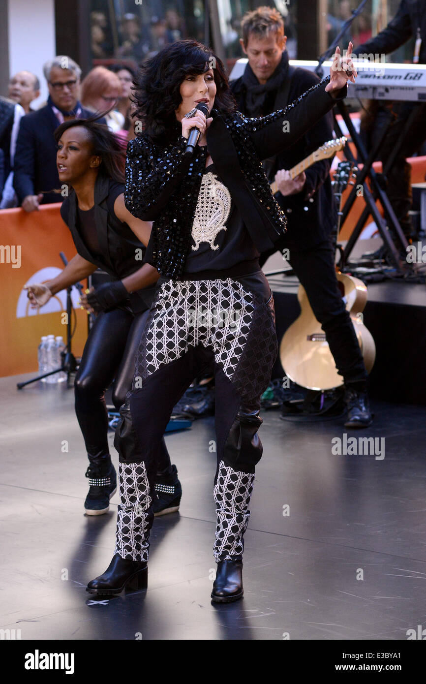Cher Performing LIVE on "Today" Show at Rockefeller Plaza Featuring ...