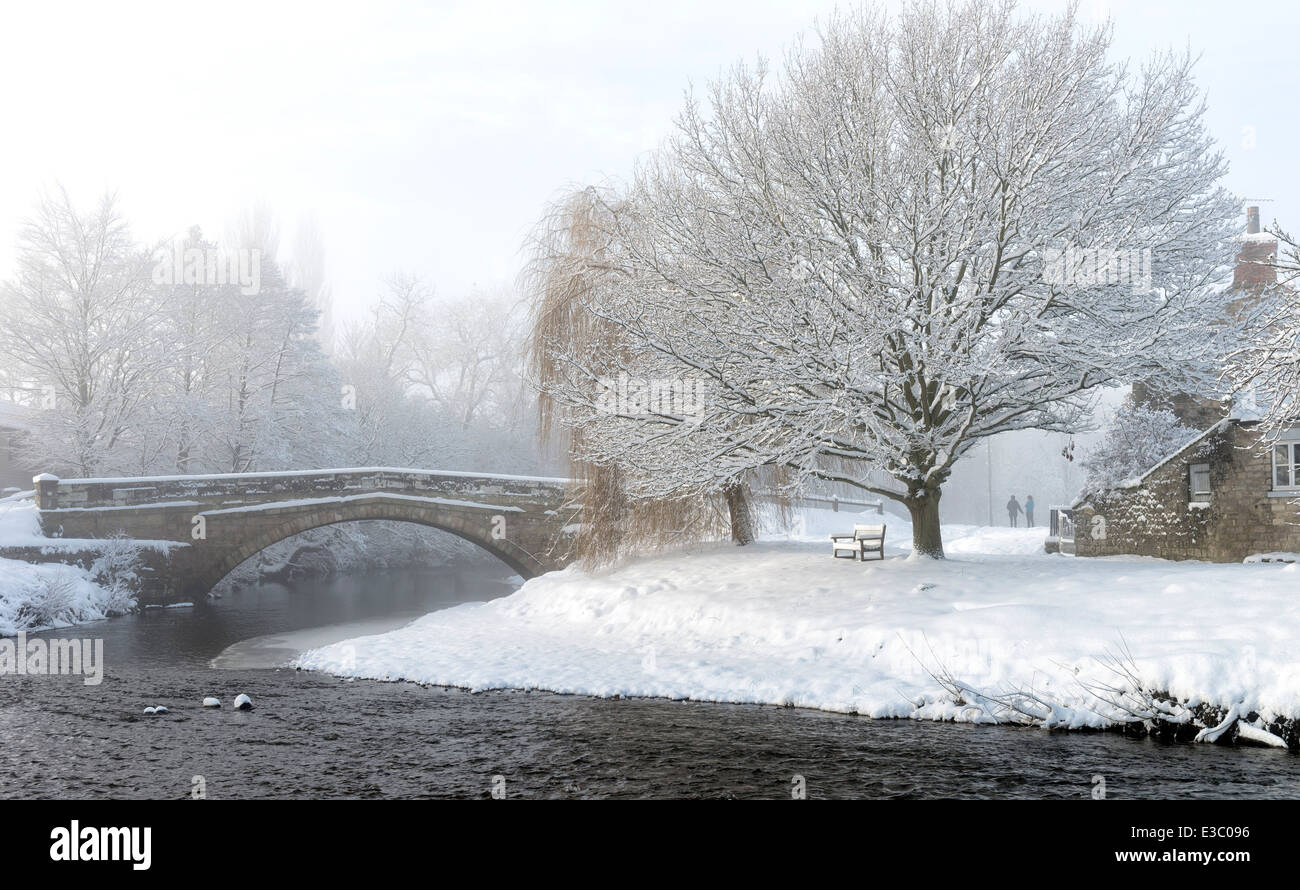 Sinnington village in winter Stock Photo - Alamy