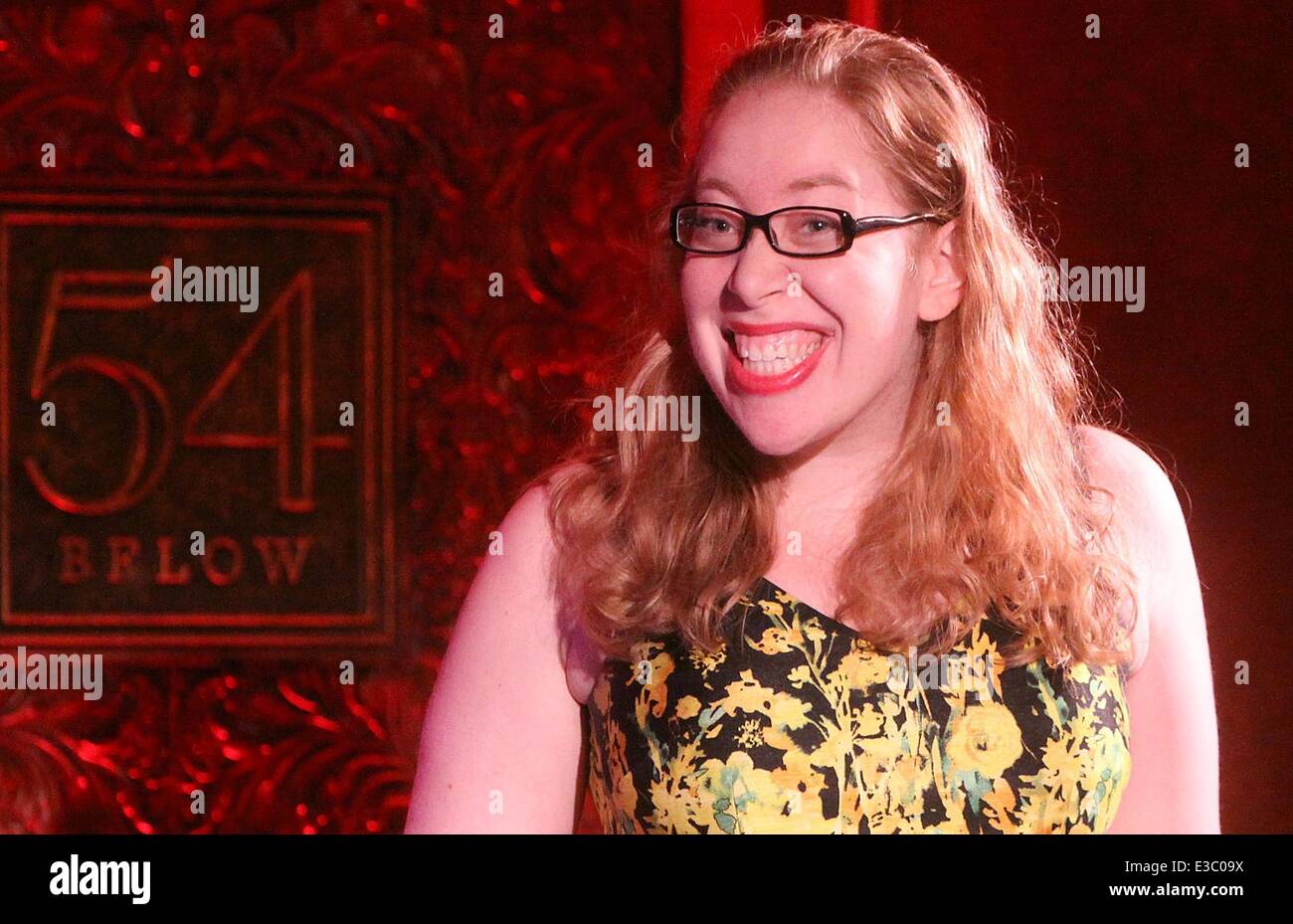 Nightclub concert preview at 54 Below at Studio 54. Featuring: Jennifer ...