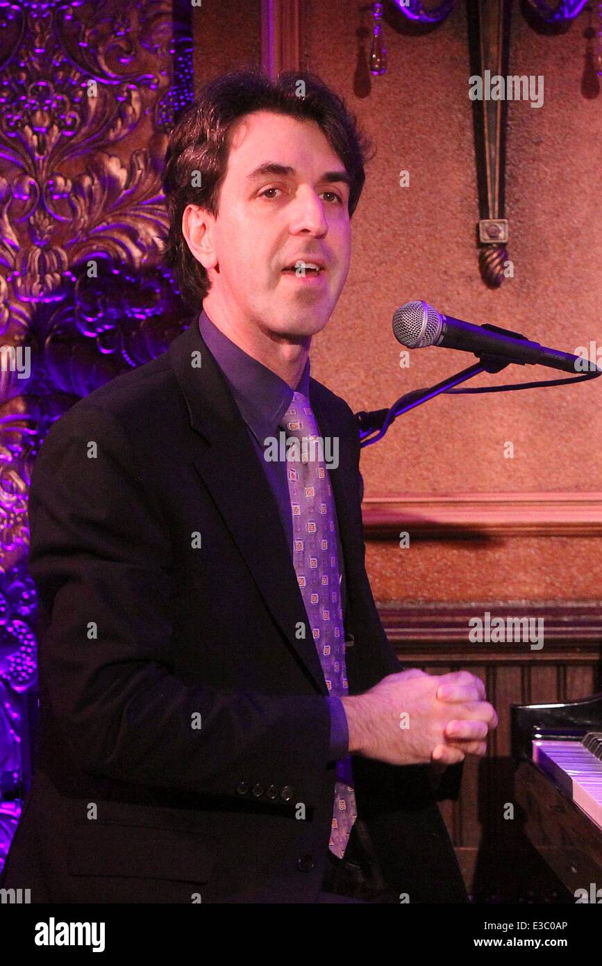 Nightclub concert preview at 54 Below at Studio 54. Featuring: Jason ...