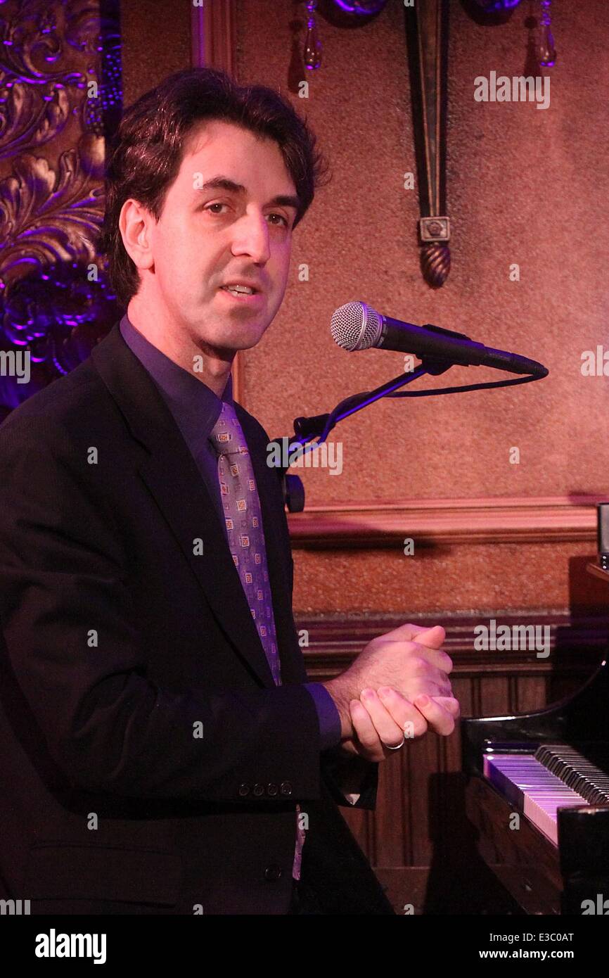 Nightclub concert preview at 54 Below at Studio 54. Featuring: Jason ...