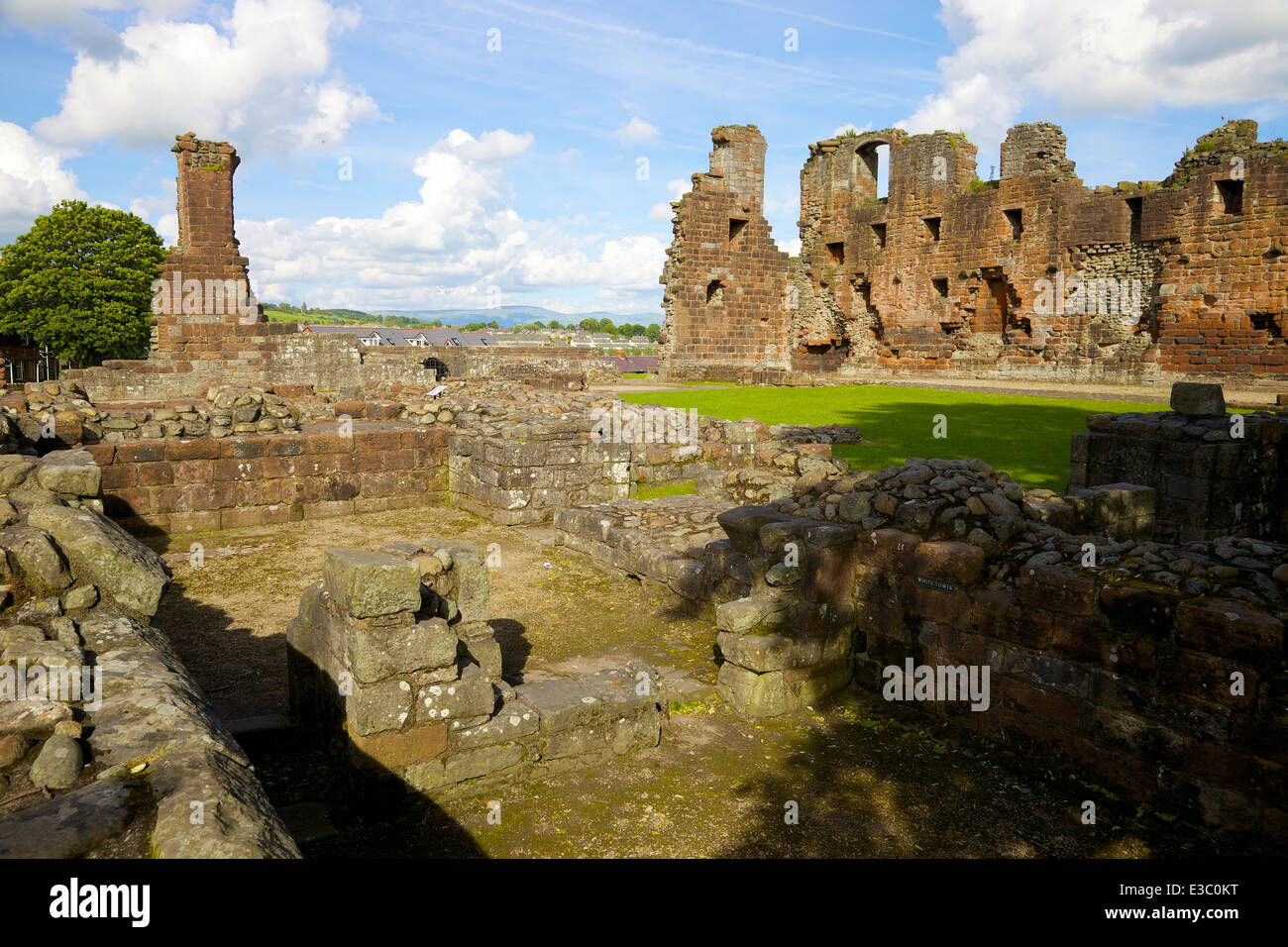 Penrith Castle ruins. Penrith, Cumbria, England, United Kingdom Stock ...