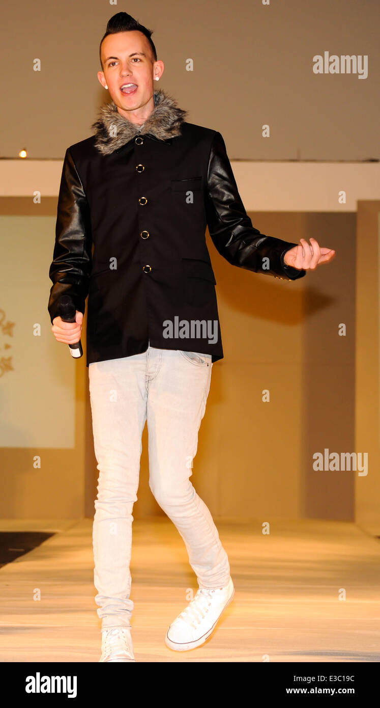 Kameelion performs during a catwalk show at Birmingham International ...