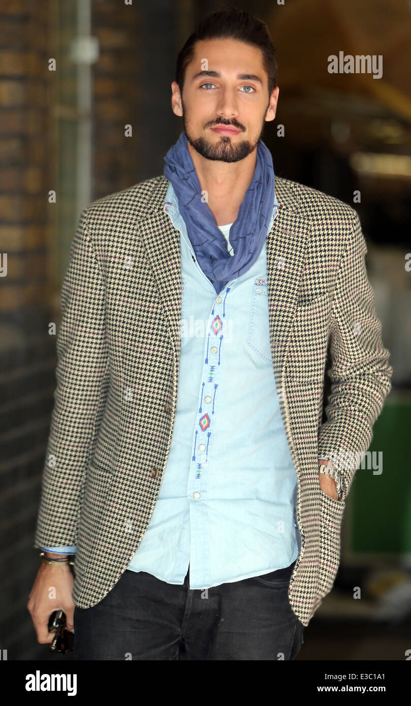 Celebrities at the ITV studios Featuring: Hugo Taylor Where: London ...