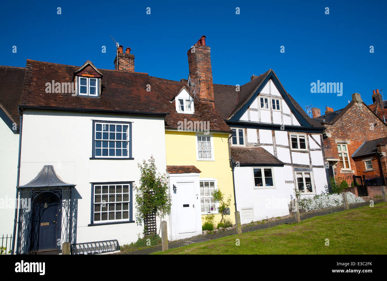 Historic buildings on the green Marlborough, Wiltshire, England Stock ...