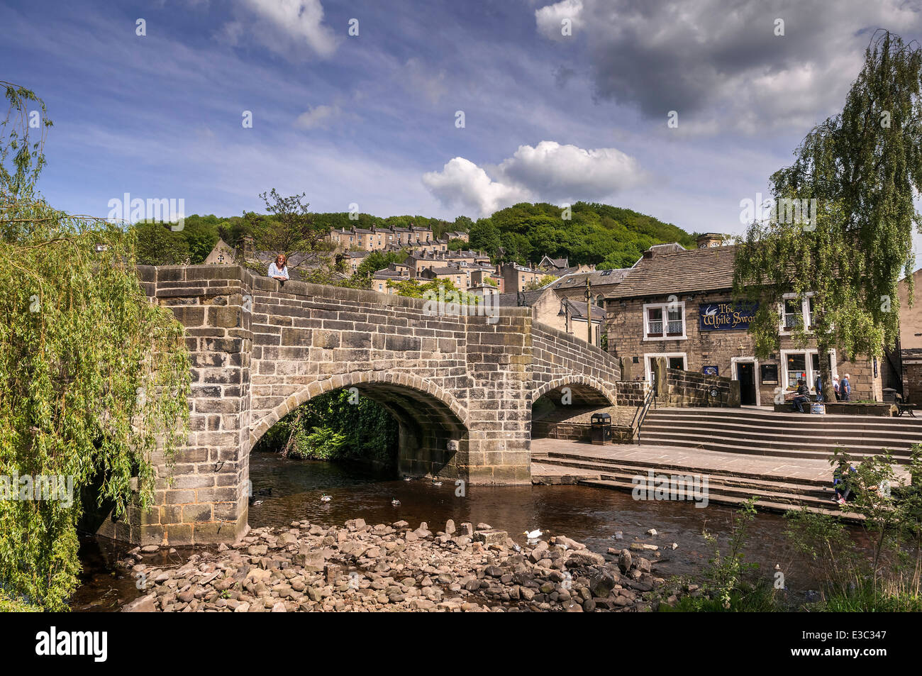 Hebden Bridge Calderdale. West Yorkshire. North West England. The ...
