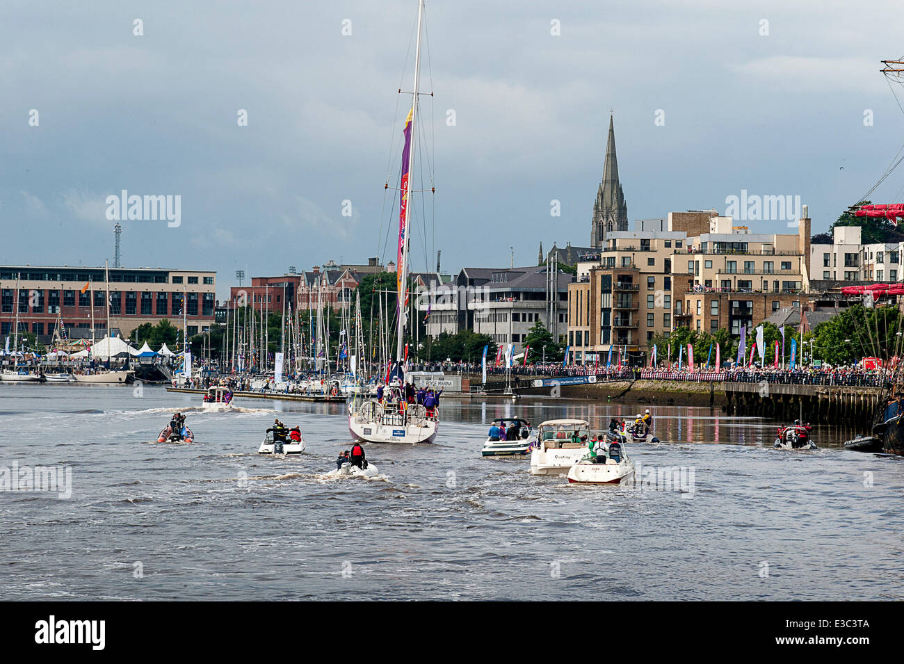 Derry, Londonderry, Northern Ireland - 23 June 2014. Derry ...