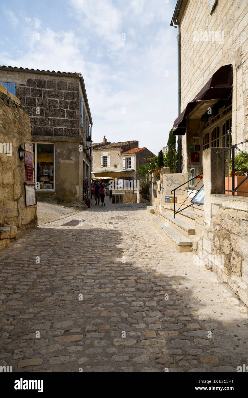 Street View in Les Beaux, Provence, France Stock Photo - Alamy
