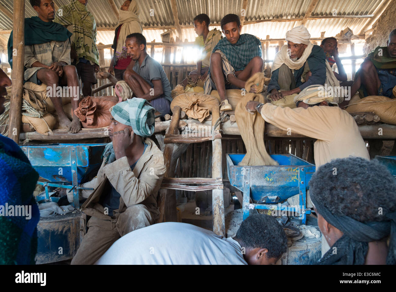 Flour mill. Awra Amba ideological village. Northern Ethiopia Stock ...