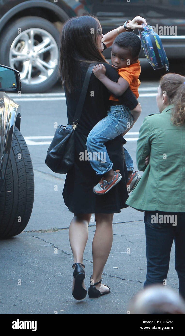 Sandra Bullock drops son Louis at School Featuring: Sandra Bullock ...