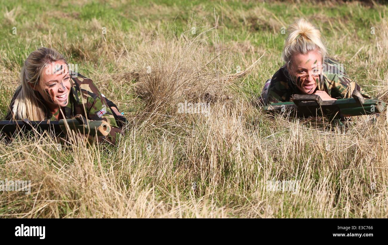 Debbie and Gill O'Toole from Desperate Scousewives put through military ...