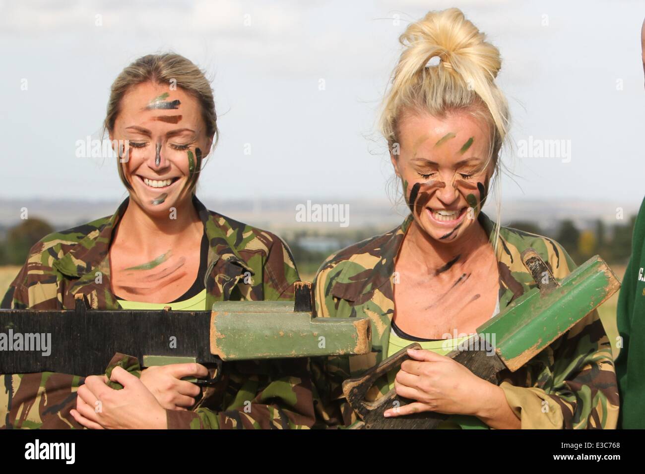 Debbie and Gill O'Toole from Desperate Scousewives put through military ...