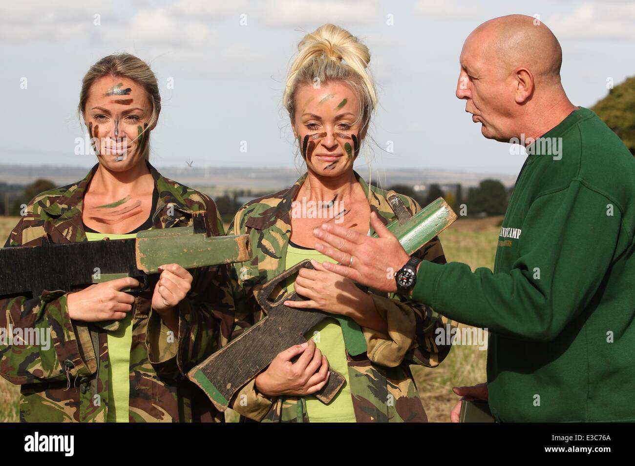 Debbie and Gill O'Toole from Desperate Scousewives put through military ...