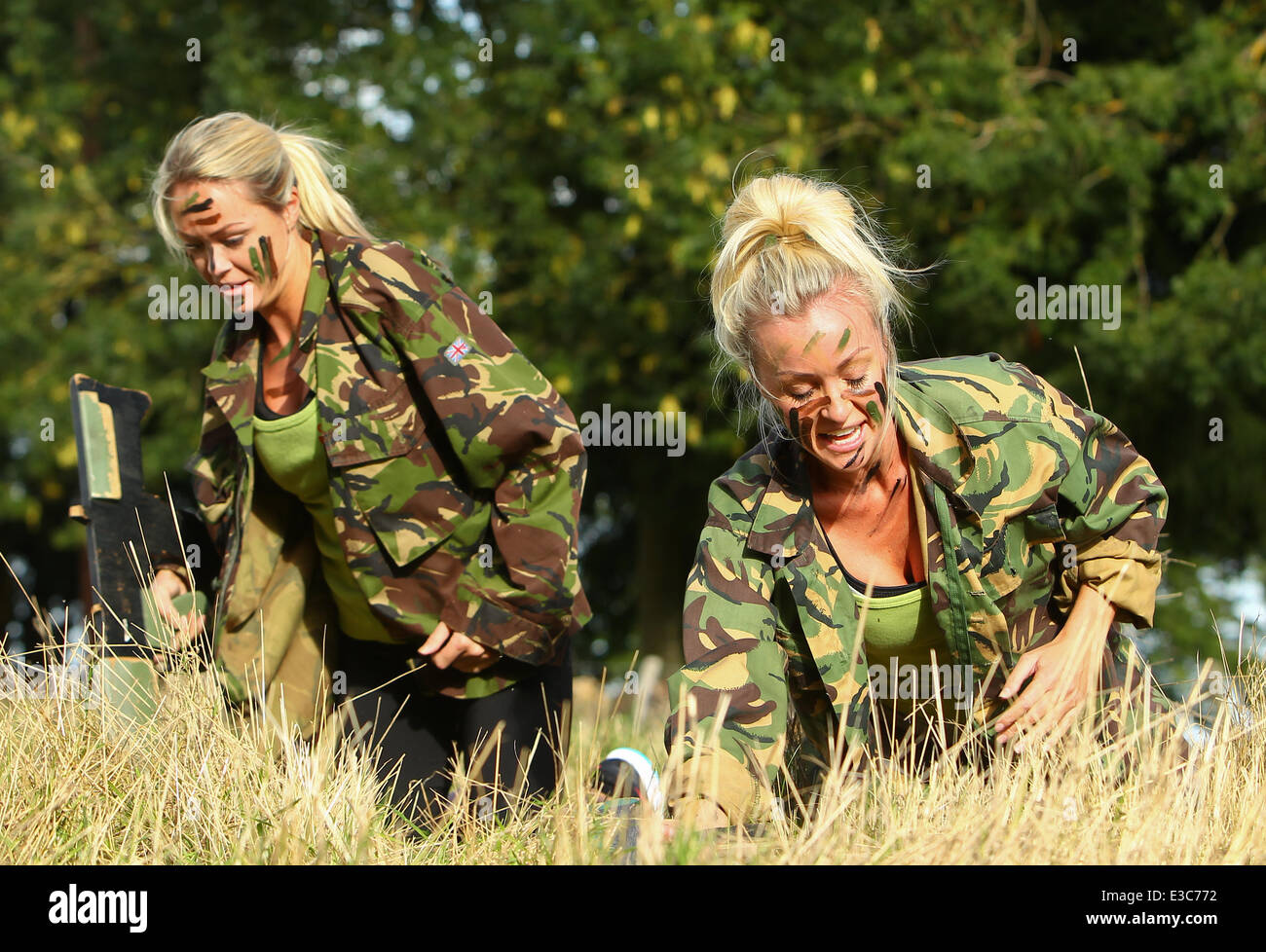 Debbie and Gill O'Toole from Desperate Scousewives put through military ...